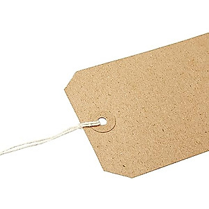 Q-Connect KF01613 Strung Tag 146x73mm Buff (Pack of 1000)