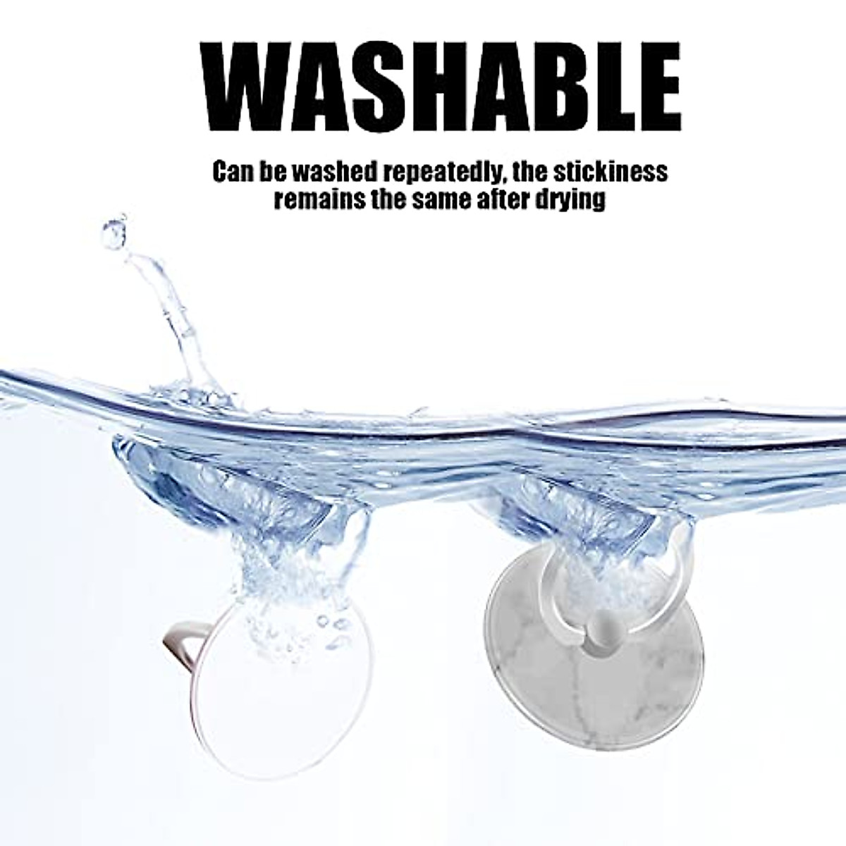 AILIFE Cell Phone Ring Holder Stand, 3 Pack 360 Degree Rotation Finger Ring Stand, Universal Metal Ring Grip, Phone Finger Kickstand, Round-Shaped Finger Grip Loop for Smartphones, Tablets (Marble 2)