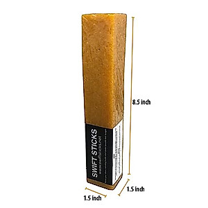 8.5" Long Abrasive Cleaning Sticks. Removing Dust & Dirt Build up from Abrasive Belts. 100% Natural Rubber. Clean Sandpaper Belts, Sanding Discs, Drum Sanders, Grip Tape & Skateboard Grip Surfaces