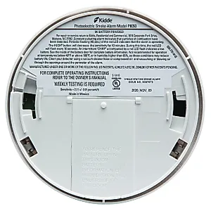 Kidde Smoke Detector, 9-Volt Battery Operated, Ionization Smoke Alarm, Battery Included