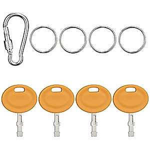Key Replacement for Cub Cadet XT1 ZT1 LT LTX Troy Bilt Lawn Mower Craftsman MTD Riding Mower Replace 925-2054A 925-1745A 625-05000 625-05002, 4-Pack