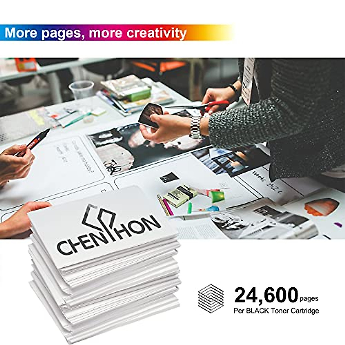 CHENPHON Compatible Toner Cartridge Replacement for Xerox VersaLink B405 B400 B400DN B400N B405DN 106R03584, Extra High Yield Black 24,600 Pages Toner, 1-Pack