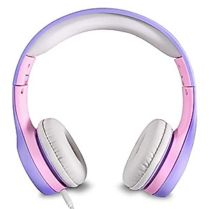 NENOS Kids Headphones Children’s Headphones for Kids Toddler Headphones Limited Volume (Lavender)