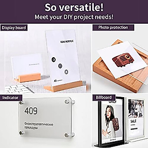 ANRISIN Clear Acrylic Sheets 12” x 24” x 1/8", 2 Pack 3mm Cast Plexiglass for DIY Display Projects, Cut to Size