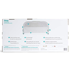 Munchkin® Sleep™ Toddler Bed Rail, Fits Twin, Full and Queen Size Mattresses, Grey