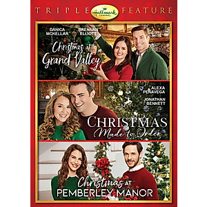 Hallmark Holiday Collection Triple Feature: Christmas At Grand Valley / Christmas Made to Order / Christmas at Pemberley Manor