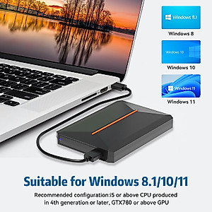 Emulator Console Game HDD 500G, Retro Game Console with 3700+ Video Games & 13 Hot Emulators, Compatible with Launchbox Hard Drive for PC with Win 8.1/10/11, Plug and Play,Sata 3 to USB 3.0,Up to 6G/s