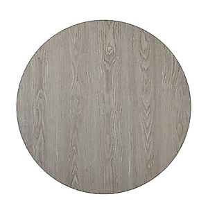 Flash Furniture Glenbrook 42" Round Table Top with White or Gray Reversible Laminate Top