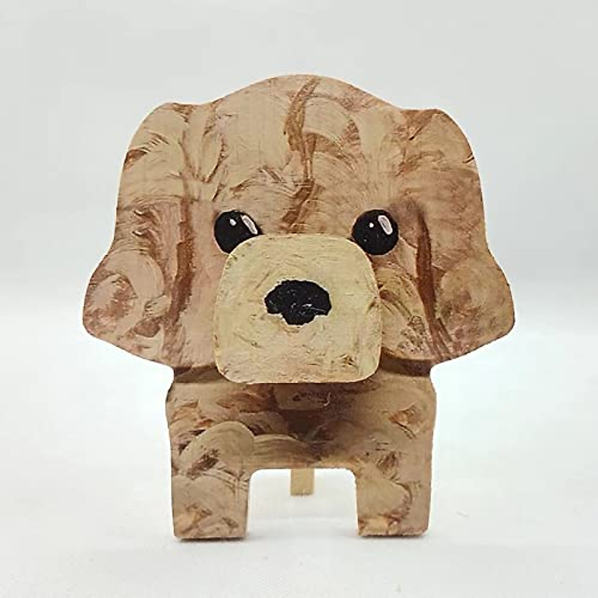 Funny Glasses Holder Stand, Cute Creative Animal Handmade Wooden Carving Eyeglass Holder, Home Office Nightstand Decoration Desktop Glasses Frame (D-1, One Size)