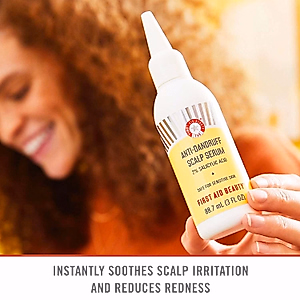 First Aid Beauty FAB Anti-Dandruff Scalp Treatment – Fights Dandruff, Instantly Soothes Dry Scalp – 3 oz