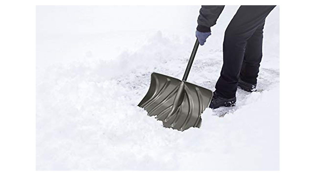 Suncast 20-Inch Snow Shovel - Durable & Ergonomic