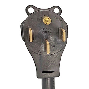 Fullsky FC-145L62 Generator & RV Adapter Cord NEMA 14-50P to NEMA L6-20R Male 14-50P Generator or RV Plug to Female L6-20R Lock 3 Prong Receptacle Adapter Output Maximum 20Amp 250Volt