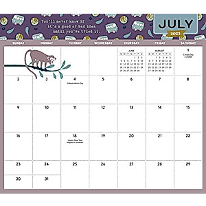 Go with the Flow: A Magnetic Monthly Wall Calendar 2023: Perfect for a Fridge, Wall, or Desk