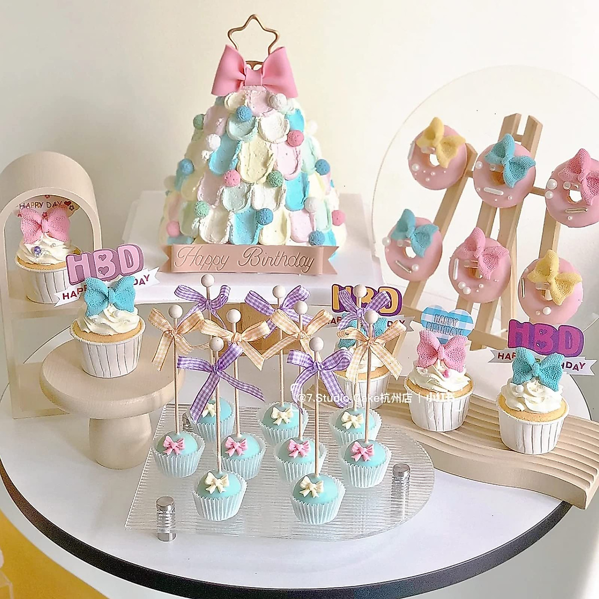 Candy Lollipop Molds 3Pcs, Candy Shape Cake Decorating Silicone Molds for DIY Chocolate Mousse Cookie Butter Gum Cupcake Topper Flower Paste Epoxy Clay Plaster Candle Soap