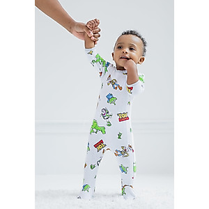 Disney Pixar Toy Story Buzz Lightyear Woody Infant Baby Boys 2 Pack Zip Up Sleep N' Play Coveralls 18 Months
