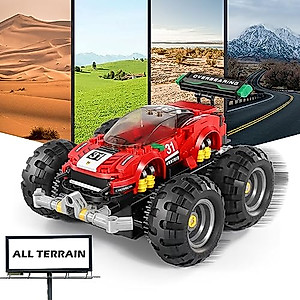Teensmagic STEM Projects Toys RC Building Car for Kids Ages 7-9 8-12 Year Old, Remote Control Monster Truck, Boys and Girls Best Christmas and Birthday Gifts