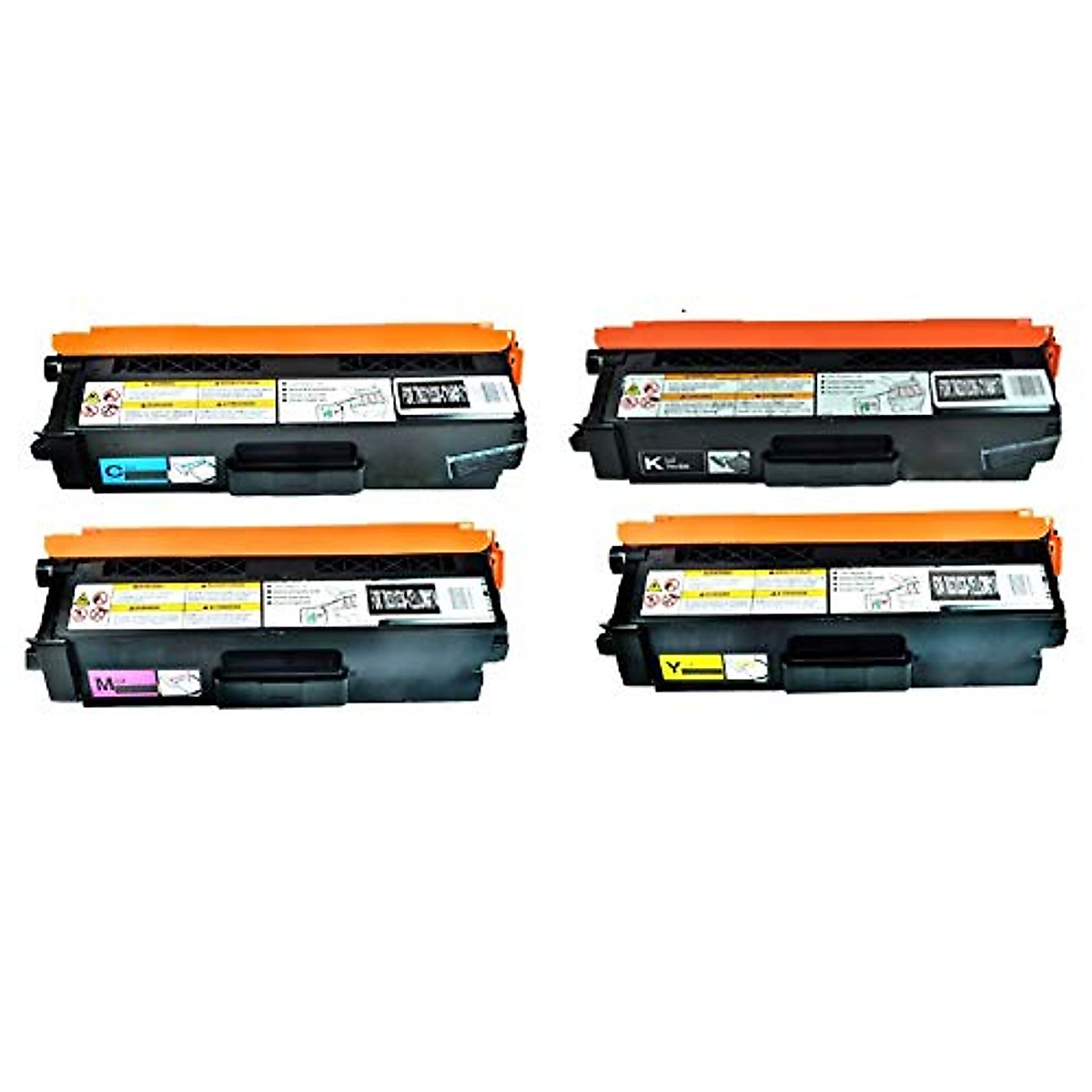 Calitoner Compatible Laser Toner Cartridges Replacement Brother TN336BK TN336C TN336M TN336Y Set Use for Brother MFC-L8600CDW, MFC-L8850CDW, HL-L8250CDN, HL-L8350CDW, HL-L8350CDWT Printer- (4 Pack)