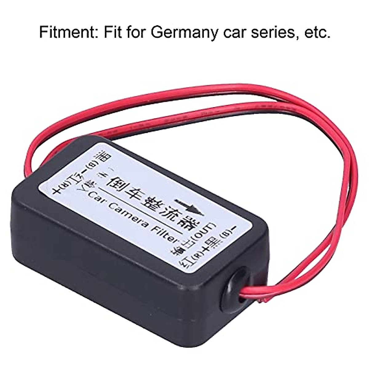 Backup Camera Rectifier, 12V DC Car Rearview Camera Power Relay Capacitor Filter Reverse Camera Rectifier Voltage Regulator