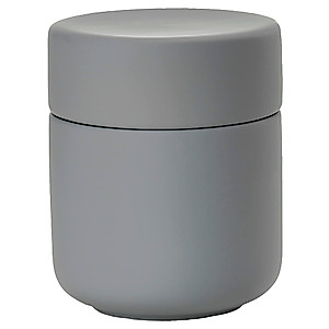Zone Denmark Ume Taupe Cosmetic Jar - Elegant and Functional Storage Solution for Your Beauty Essentials, Infusing Scandinavian Design into Your Vanity Space (Grey)