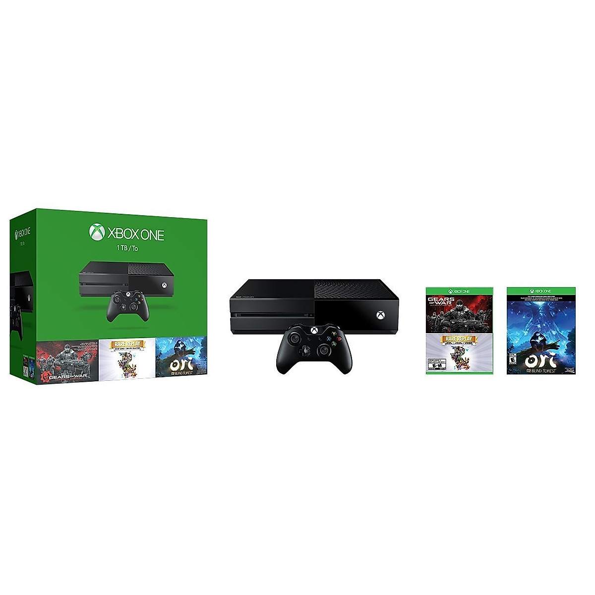 Xbox One 1TB Console – 3 Game Bundle + Xbox One Wireless Controller + Forza Horizon 2 [Emailed Digital Code]
