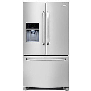 Frigidaire 4-Piece Set with FFHB2740PS 36" French Door Refrigerator, FFGF3053LS 30" Gas Range, FFBD2412SS 24"Built In Dishwasher and FFMV164LS 30" Over The Range Microwave Oven in Stainless Steel