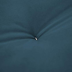Trupedic Poly Solid Full Futon Mattress, 8-inch, Dusty Blue