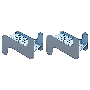 Cabilock 2 pcs Holder Saver Stackable Low Sneaker Saving Boot Container Storage Slots Heels Shoes Plastic Space Entryway Stacker Blue Toy Shelf High Shoe Cabinet Home Sandals for