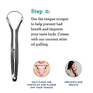 GuruNanda Better Gums Regimen 2.0 with CocoMint Pulling Oil, Butter on Gums Toothbrush, Table Top Water Flosser, Concentrated Mouthwash & Dual Barrel Mouthwash - 5 Count