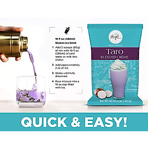 Taro Blended Crème Mix by Angel Specialty Products [3 LB]