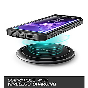 SUPCASE Unicorn Beetle Pro Series Case Designed for Samsung Galaxy S9+ Plus, with Built-In Screen Protector Full-body Rugged Holster Case for Galaxy S9+ Plus (2018 Release) (Black)