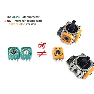 ElecGear 8X ALPS 2.1K Replacement Potentiometer + 4X Drift Fix PCB for PS5 DualSense, PS4 DualShock 4 Wireless Controller, Trim Pot Resistor Thumbstick Module Sensor for ALPS Analog Joystick