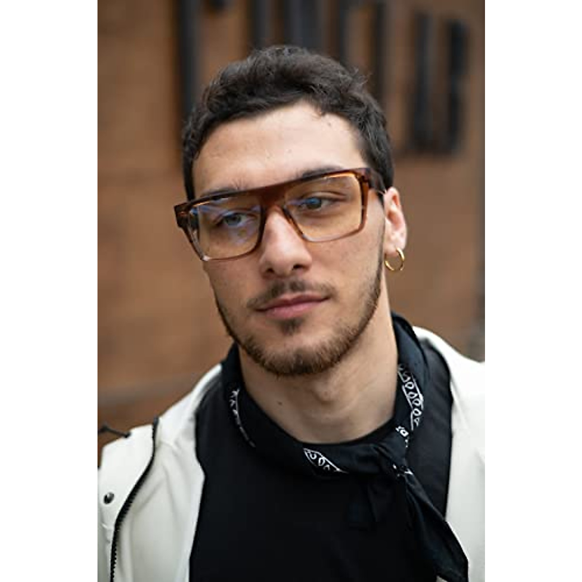 VISOONE Square Full Rim Blue Light Blocking Glasses Large Fashion Computer Multi Colors Eyeglass Frame Women Men ALBA