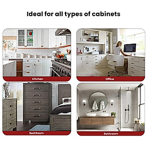 Cabinet Hero Drip Ramp - Slip-On Cabinet Edge Protector, Max Water and High Moisture Protection, Prevents Water Damage, Discoloration, Chipping and Peeling – 3/4" Thick, 18" Length, Clear – Pack of 2