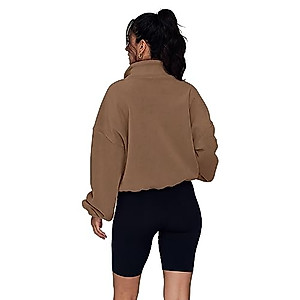 AUTOMET Womens Hoodies Oversized Half Zip Pullover Long Sleeve Fleece Sweatshirts Trendy Quarter Zip Fall Sweaters Teen Girls Y2K Clothes