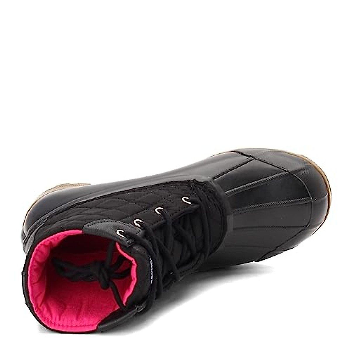 Sperry Port Boot, Black, 2 US Unisex Big Kid