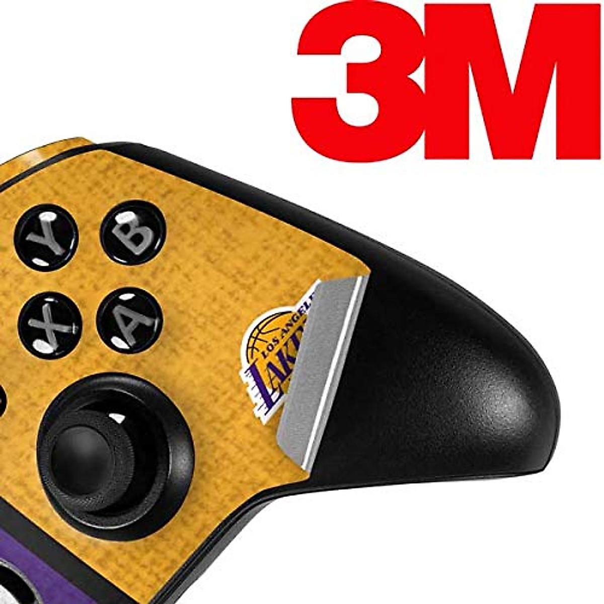 Skinit Decal Gaming Skin compatible with Xbox One Elite Controller - Officially Licensed NBA Los Angeles Lakers Canvas Design