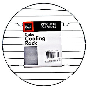 Kitchen Essential 8" Round Steam Rack Cake Cooling Rack (Chrome)