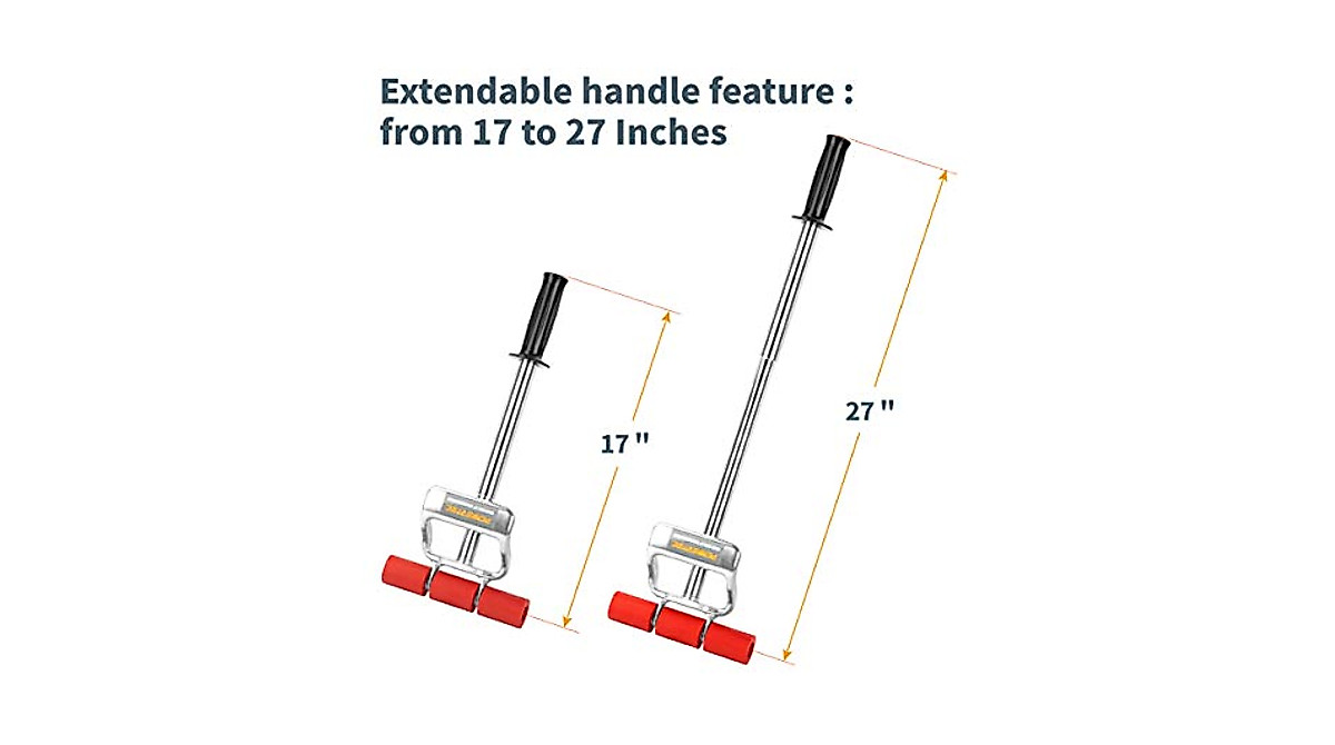 PowerTEC Extendable Wall & Floor Roller for Vinyl & Walls