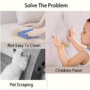 Scratch Resistant Sofa Armrest Cover, Elastic Stretch Couch Arm Cover, Soft Comfortable Sofa Arm Protectors for Sofa Chair Recliner, Removable Washable, 2 Pcs