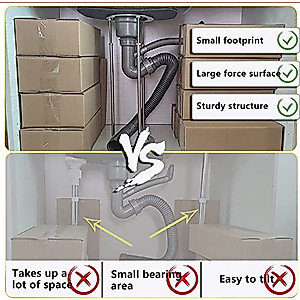 Undermount Sink Brackets, 304 Stainless Steel Undermount Sink Mounting Brackets for Kitchen and Bathroom, TUTULOO New Undermount Sink Support(15.7 to 27.5 inch)2pcs