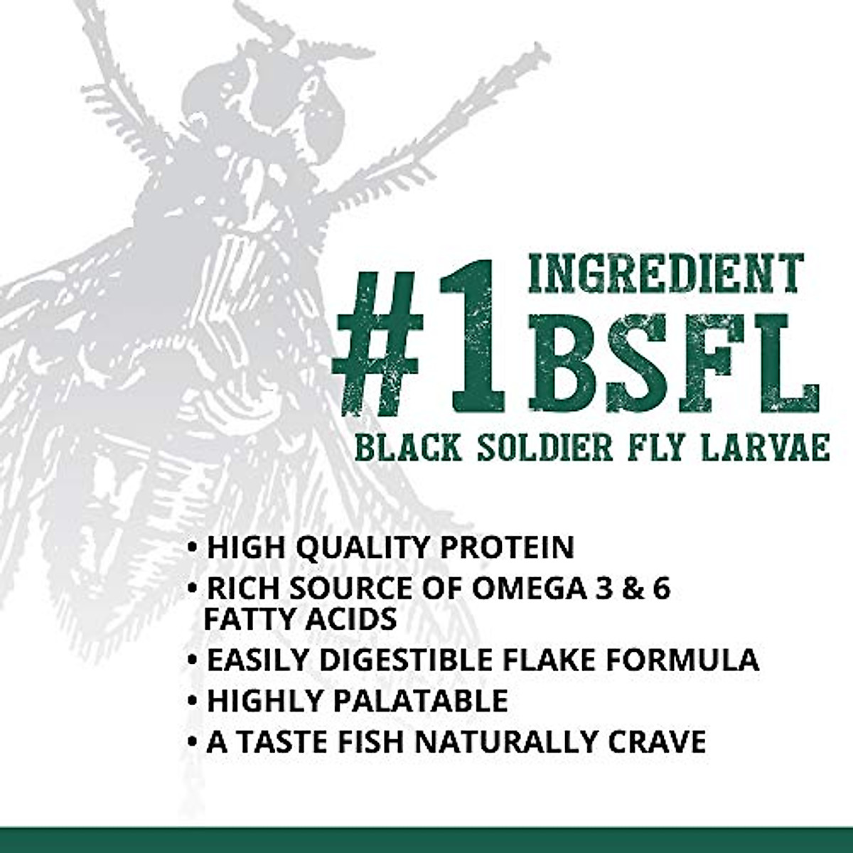 Fluval Bug Bites Algae Crisps for Bottom Feeders, Fish Food for Small to Medium Sized Fish, 1.41 oz, A7360, Brown