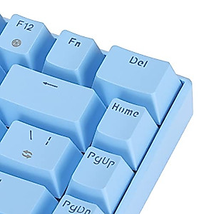 BTIHCEUOT Gaming Keyboard 82 Keys Wireless 2.4G 1800mAh Battery Ergonomic Design Mechanical Keyboard for Laptop Desktop Computer