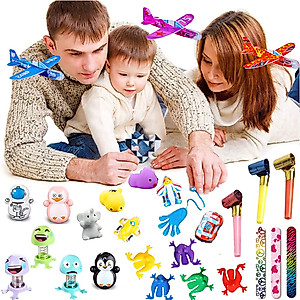 60PCS Party Favors Toy for Kids, Bulk Toys for Classroom Rewards, Carnival Prizes, Birthday Party Toys, Pinata Stuffers, Goodie Bag Filler, Treasure Box, christmas gifts for Boys and Girls