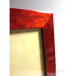 Tizo 5" X 7" Red Wooden Frame, Made in Italy