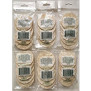 36 Loofah Loofa Facial Complexion Skin Discs Pads (Set of 6 Bags, Each Bag has 6 disks)