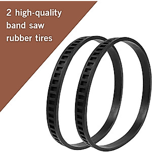 Replacement Portabands 45-69-0010 Blade Pulley Wheel Tire for Mil'waukee Band Saws Deep Cut AO2807 6238N 6230 6232-6 6225 6238-20 2729-20 (2 Pack)