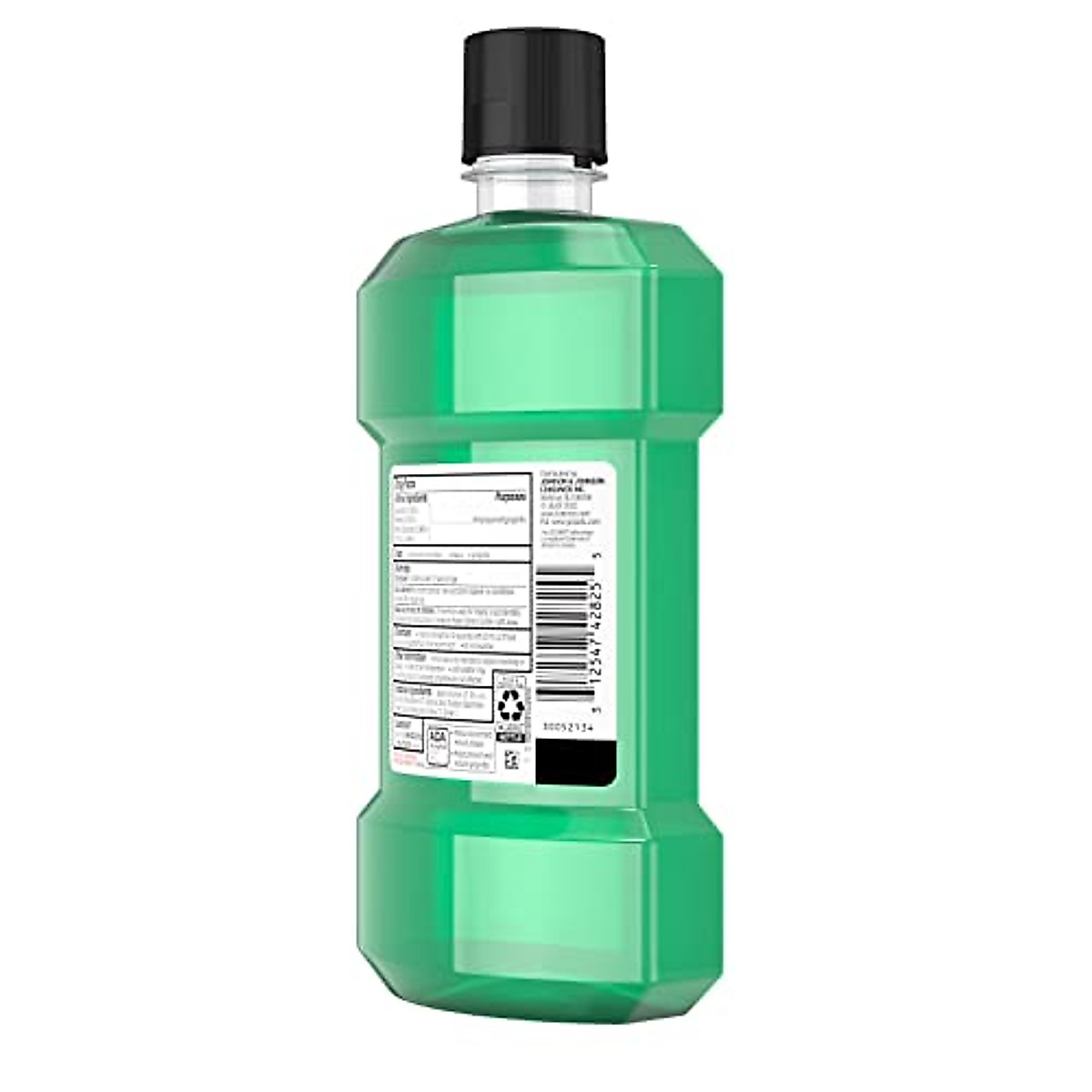 Listerine Freshburst Antiseptic Mouthwash for Bad Breath, Kills 99% of Germs That Cause Bad Breath & Fight Plaque & Gingivitis, ADA Accepted Mouthwash, Spearmint, 500 mL (Pack of 2)