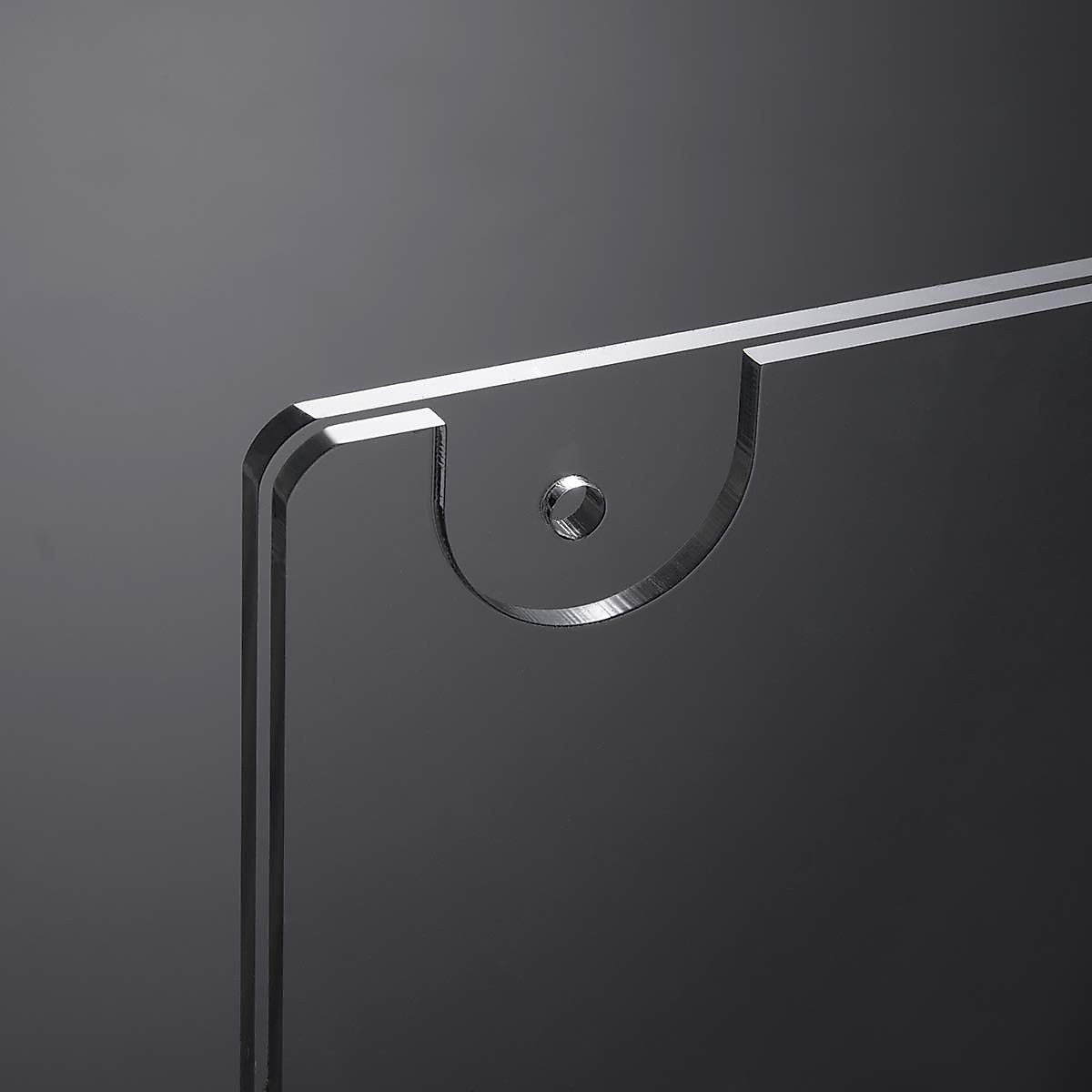 HIIMIEI Acrylic Wall Mount Sign Holder 8.5 x 11 Horizontal 12 Pack , Clear Paper Document Holder, Wall Mount Ad Frame with 3m Tape Adhesives & Screws for Office, Home, Store, Restaurant