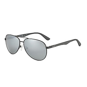 ZENOTTIC Polarized Aviator Sunglasses for Men Carbon Fiber Temple Pilot Sun Glasses with Mirrored Lens UV Protection