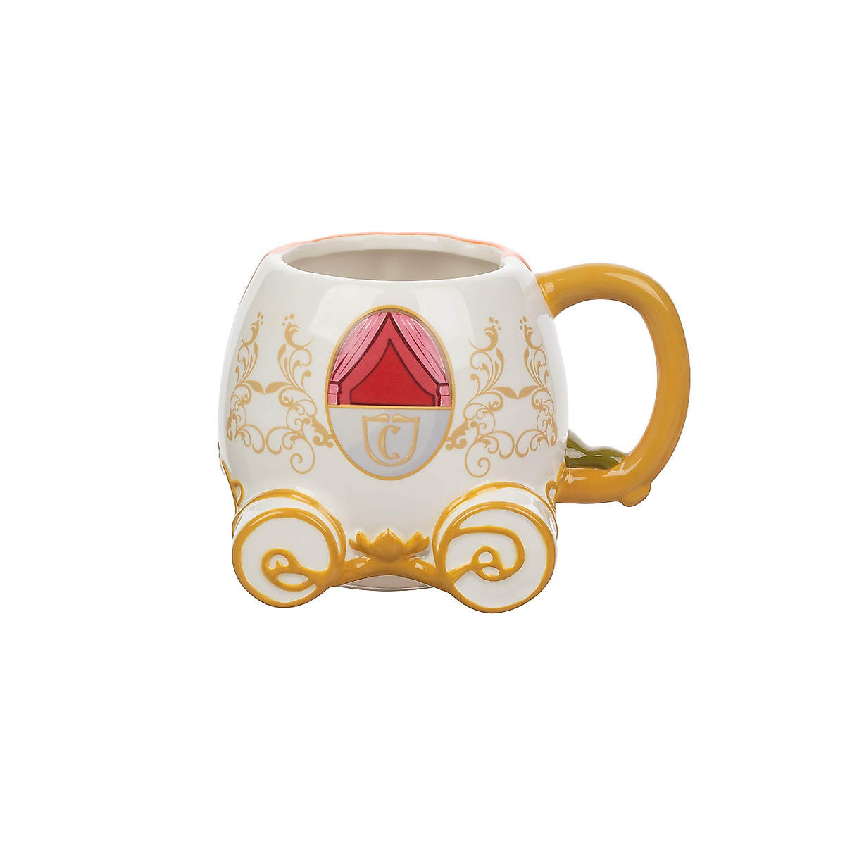 Bioworld Cinderella Pumpkin Sculpted Ceramic Mug